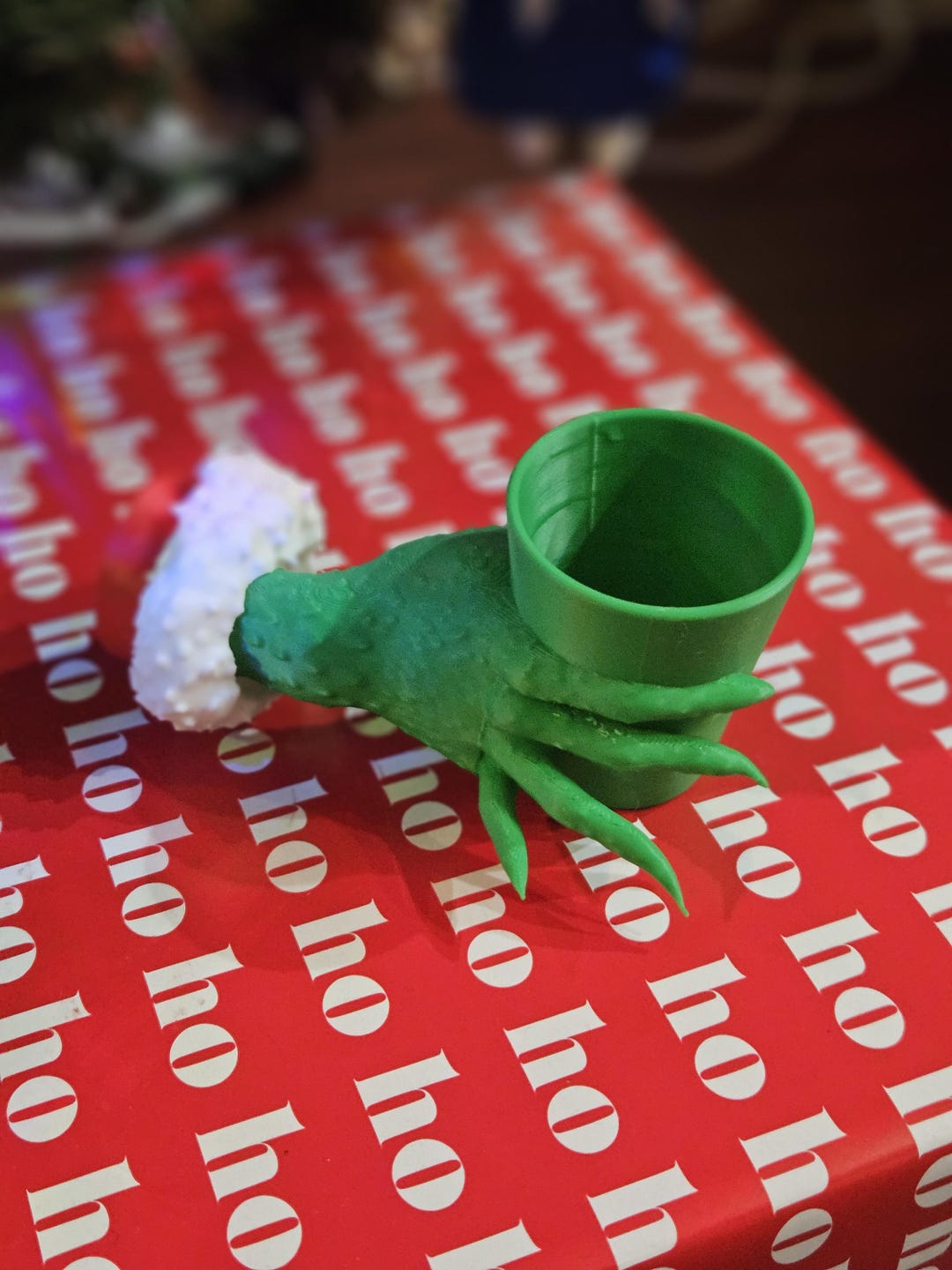 Grinch Hand Inspired Shot Glass - Etsy