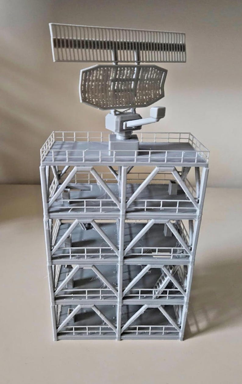 HO Scale 1:87 Wide Radar Tower for Model Train Environment - Etsy