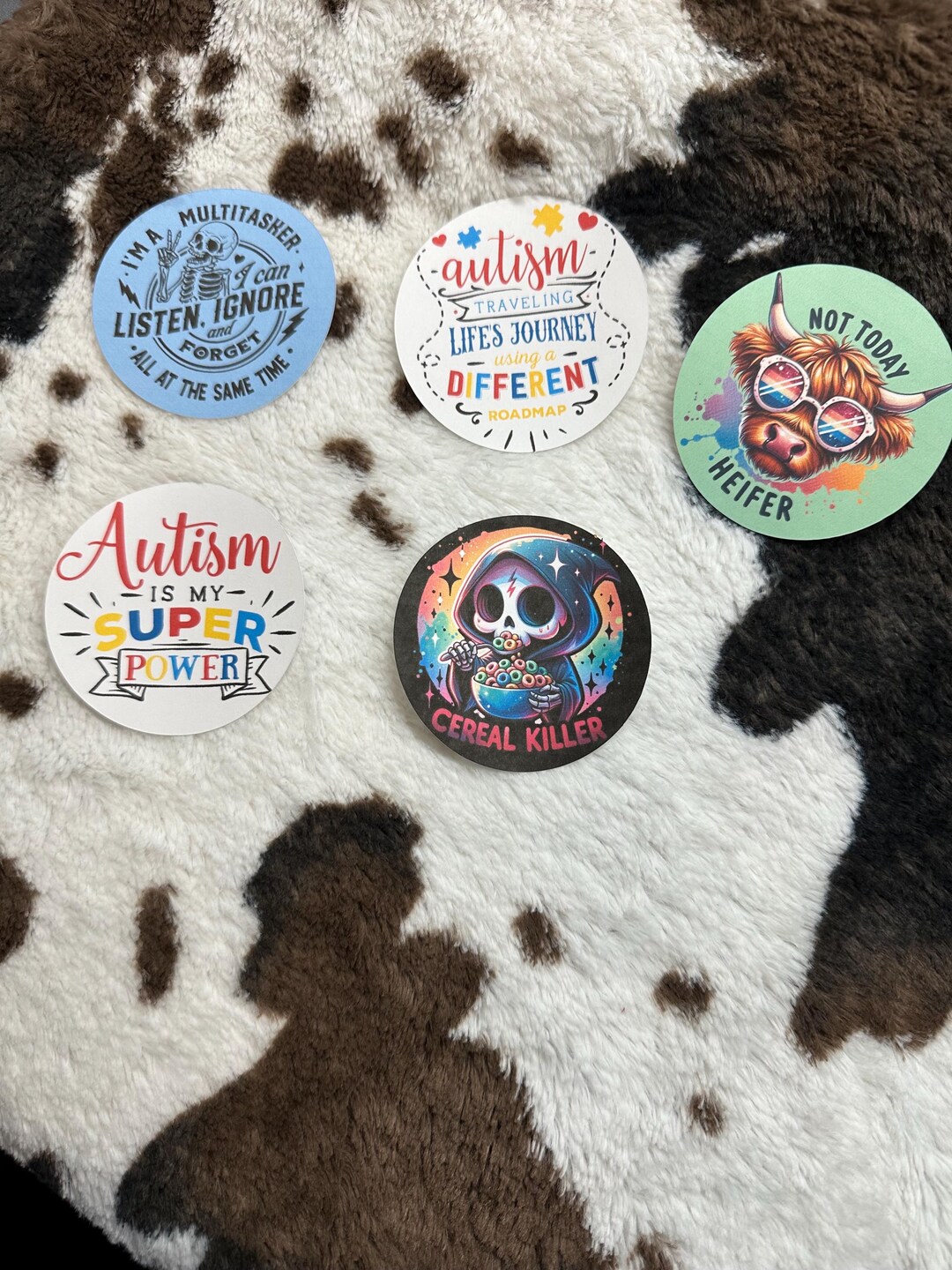 3” Round Cardstock for Freshies - Etsy