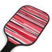 Black, White, and Red Striped Pickleball Kit - Bold and Stylish Set for ...