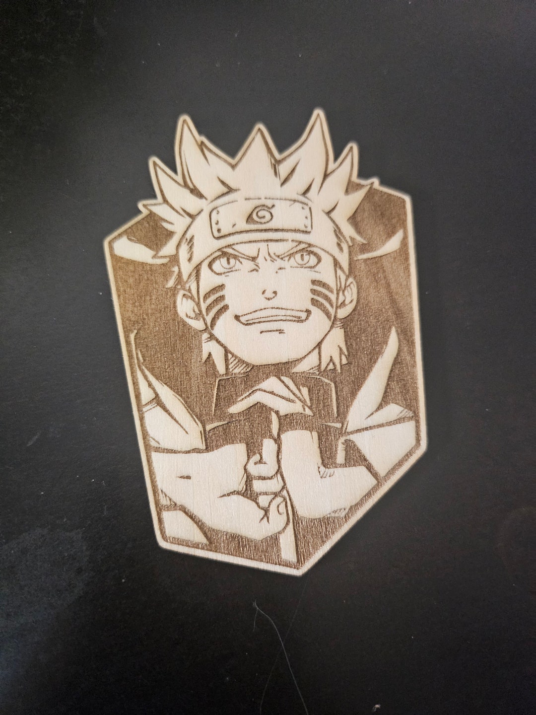 Naruto Uzumaki Anime Wood Magnet - Etsy