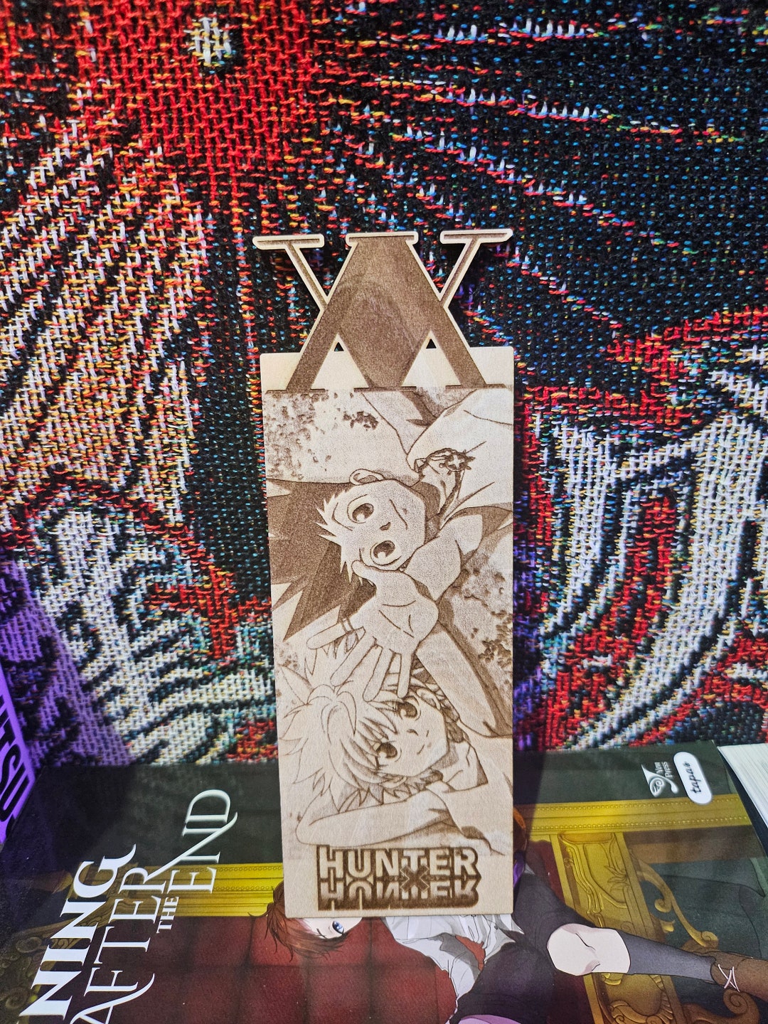 Gon X Killua Hunterxhunter Anime Wood Bookmark - Etsy