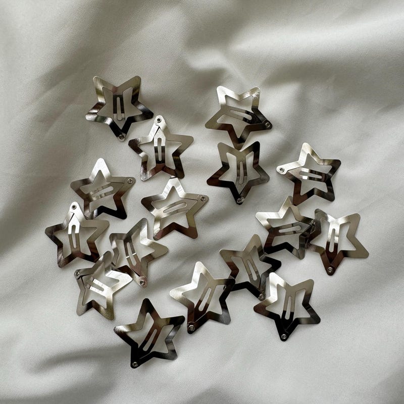 Pack of Star Hair Clips - Etsy