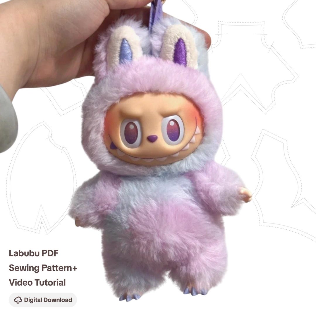 Creepy Monster Sewing Pattern With Video Tutorial, PDF Plush DIY ...