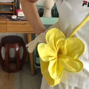 Flower Drawstring Bag Sewing Pattern, Petal Purse Pattern, Unique ...