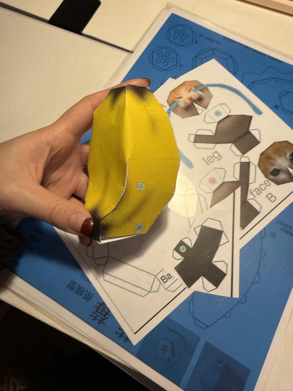 12 Meme Cat Paper Craft PDF Template, Maxwell Cat, Happy Cat, Banana ...