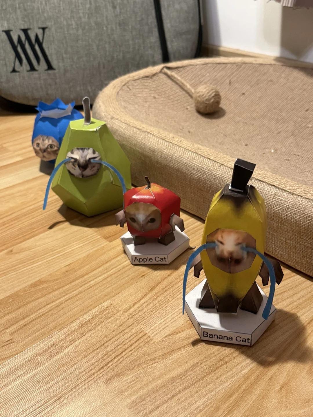 12 Funny Cat Meme Paper Craft PDF Template, Maxwell Cat, Happy Cat ...