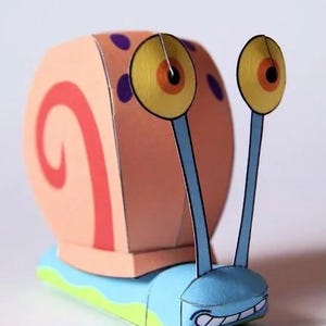 Spongebob 3D Paper Craft Template PDF Download, DIY Toy, Patrick Star ...