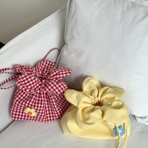 Flower Drawstring Bag Sewing Pattern, Petal Purse Pattern, Unique ...