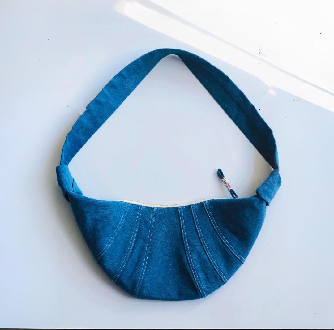 Crescent Croissant Bag Sewing Pattern – Step-by-step Photo & Video ...