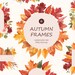 Autumn Frames Clip Art Set - Fall Watercolor Frame - Autumn Clipart Png ...