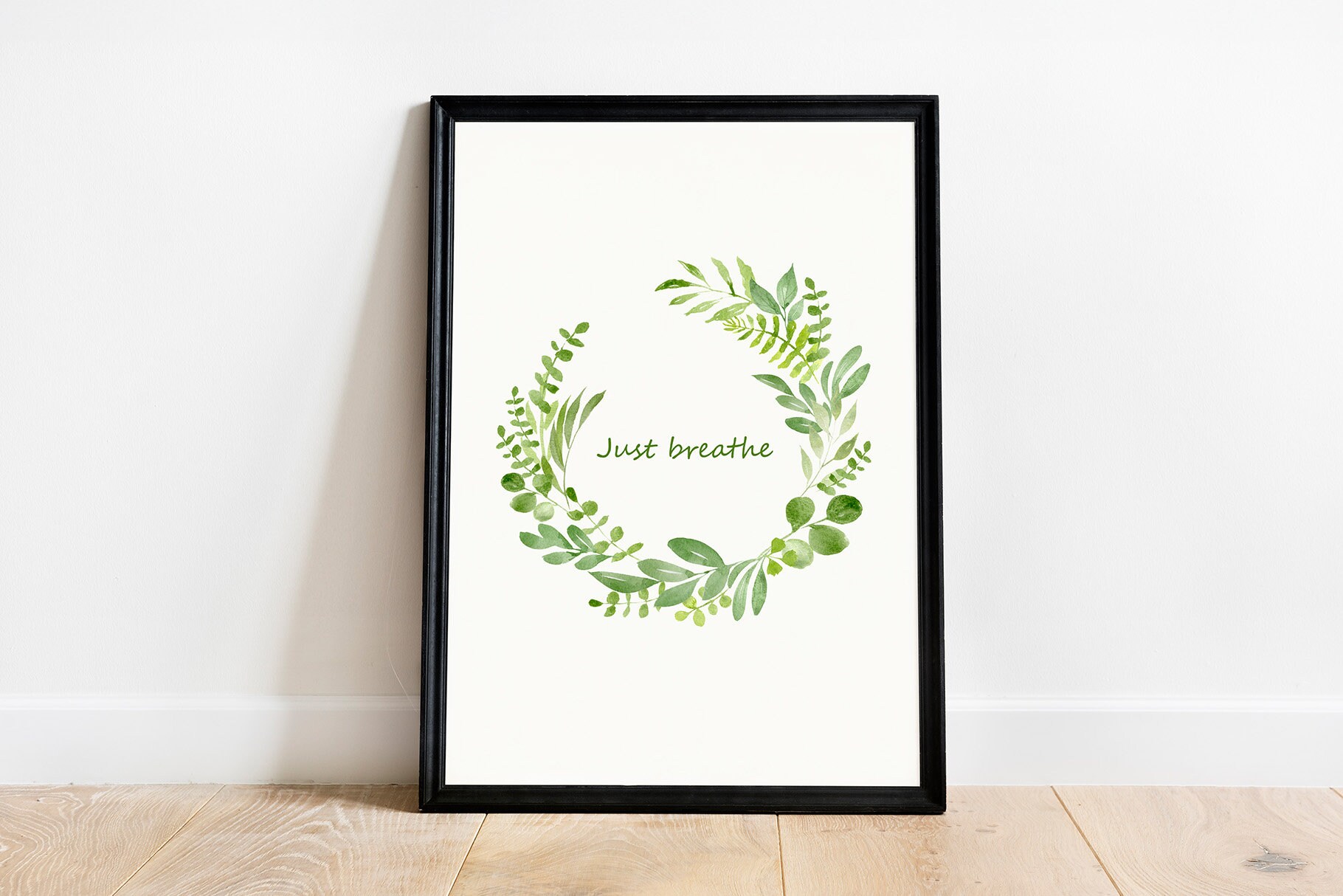 Greenery Watercolor Clipart Collection - Green Leaves Bundle Clip Art ...