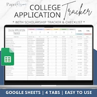 College Visit Comparison Worksheet Digital Download - Etsy