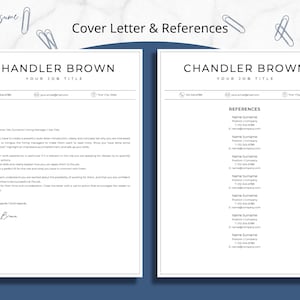 Professional Resume Template for MS Word, Mac Pages, Google Docs ...