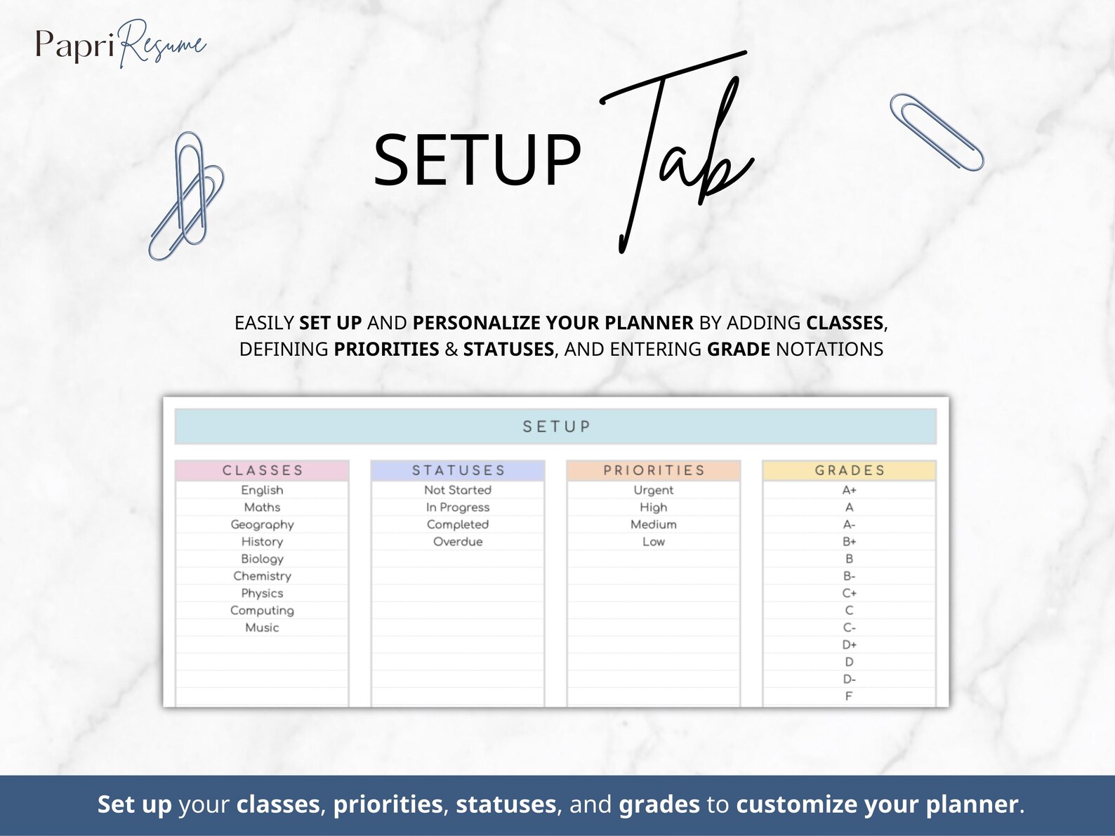 Assignment Tracker Template Google Sheets Template Homework Log Student ...