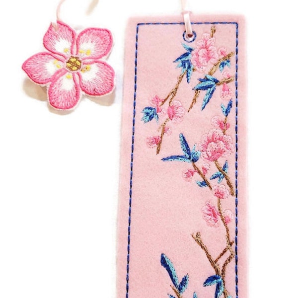 Cherry Blossom Bookmark - Etsy