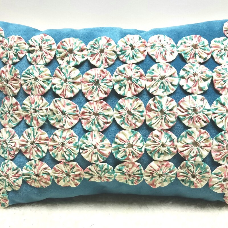 Yo Yo Pillow - Etsy