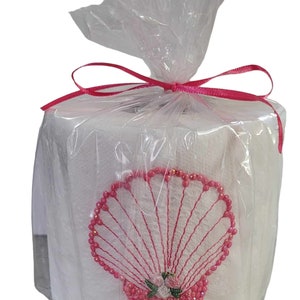Embroidered Shell on Toilet Paper Home Decor - Etsy