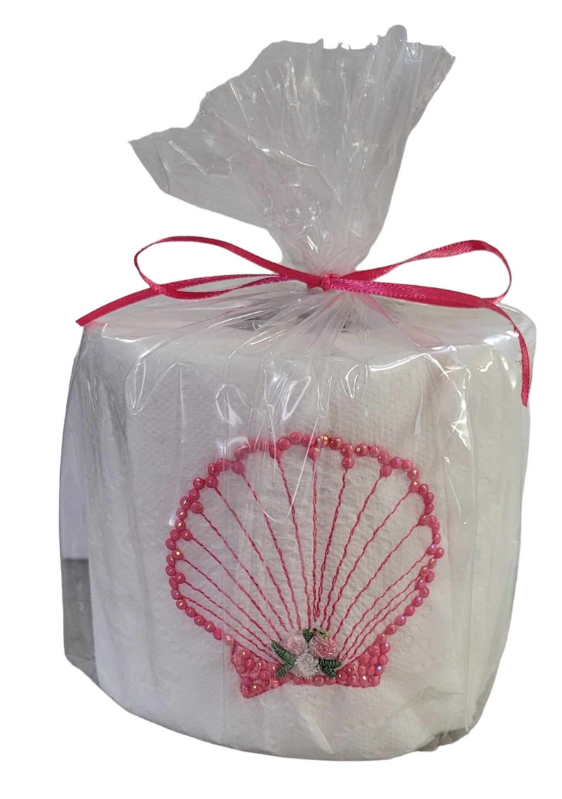 Embroidered Shell on Toilet Paper Home Decor - Etsy
