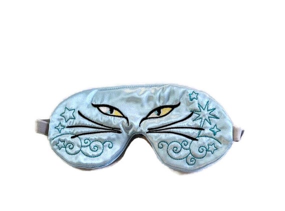 Sleep Mask Cat Eyes Different Colors Adjustable Strap - Etsy