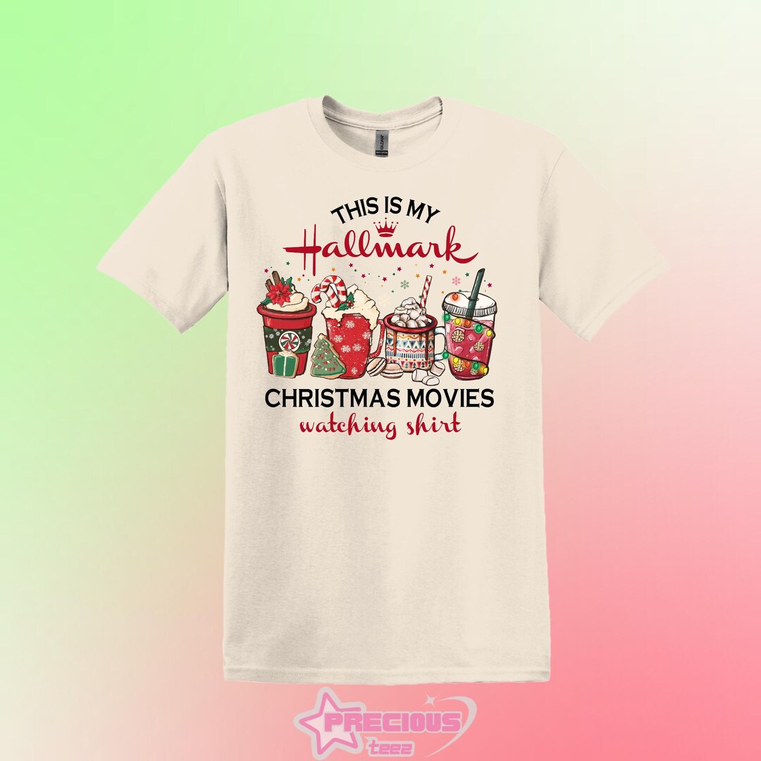 Hallmark Christmas Movies T-shirt, Holiday Spirit Tee, Hallmark Shirt ...