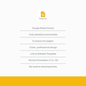 Google Slides One-pager Templates | Executive Summary | Service ...