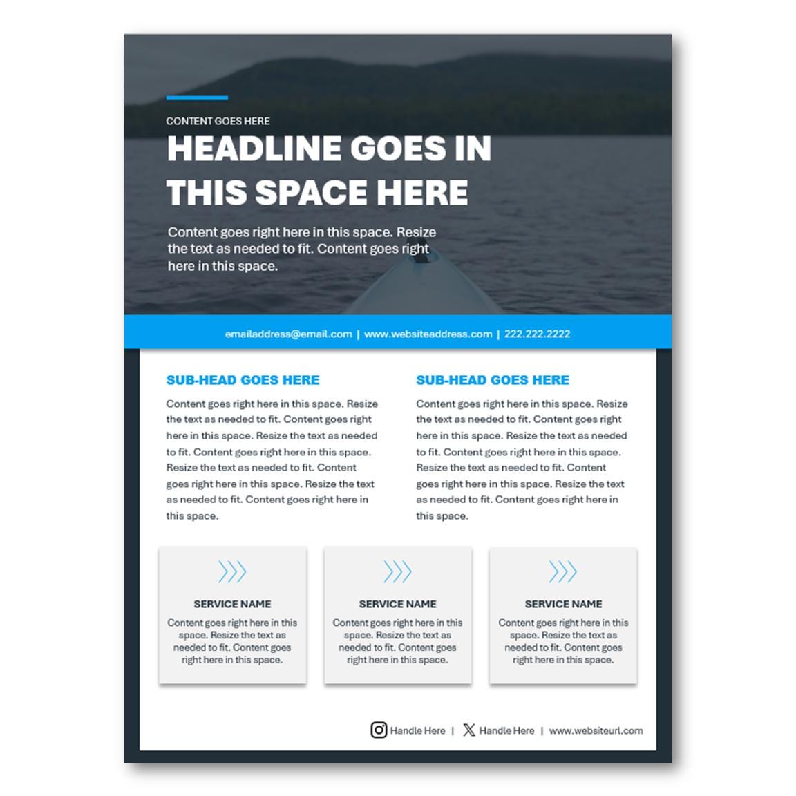 One-pager Templates | Powerpoint | Business Summary Pages | Executive ...