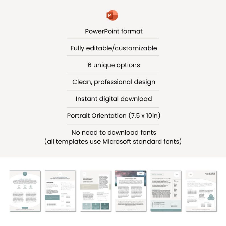 One Pager Templates | Powerpoint | PPT | Business Overview | Service ...
