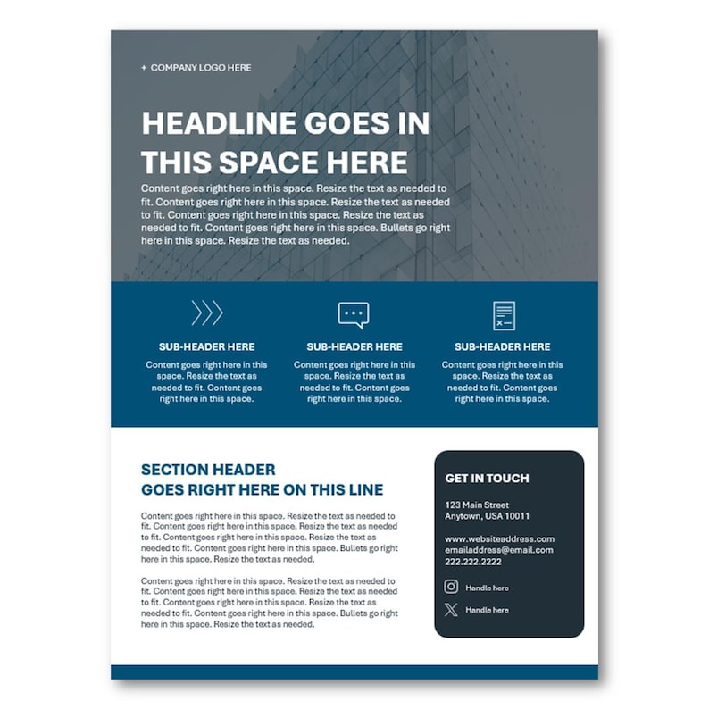 One-pager Templates | Powerpoint | Business Summary Pages | Executive ...