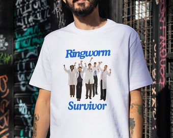 Ringworm Survivor, Funny Shirt, Offensive Shirt, Funny Gift, Funny Tee ...