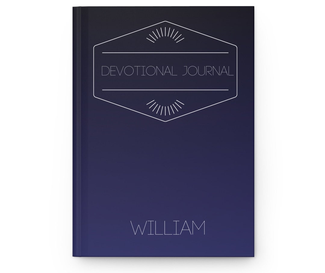 Prayer Journal for Men Personalized Devotional Journal for Men ...