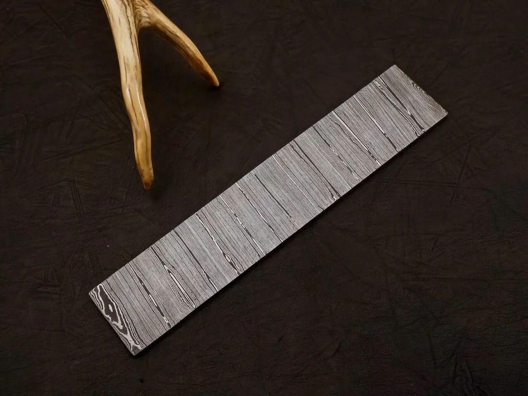 Damascus Steel, Handmade Billet Bar, Handmade Knife, Handforged Knife ...
