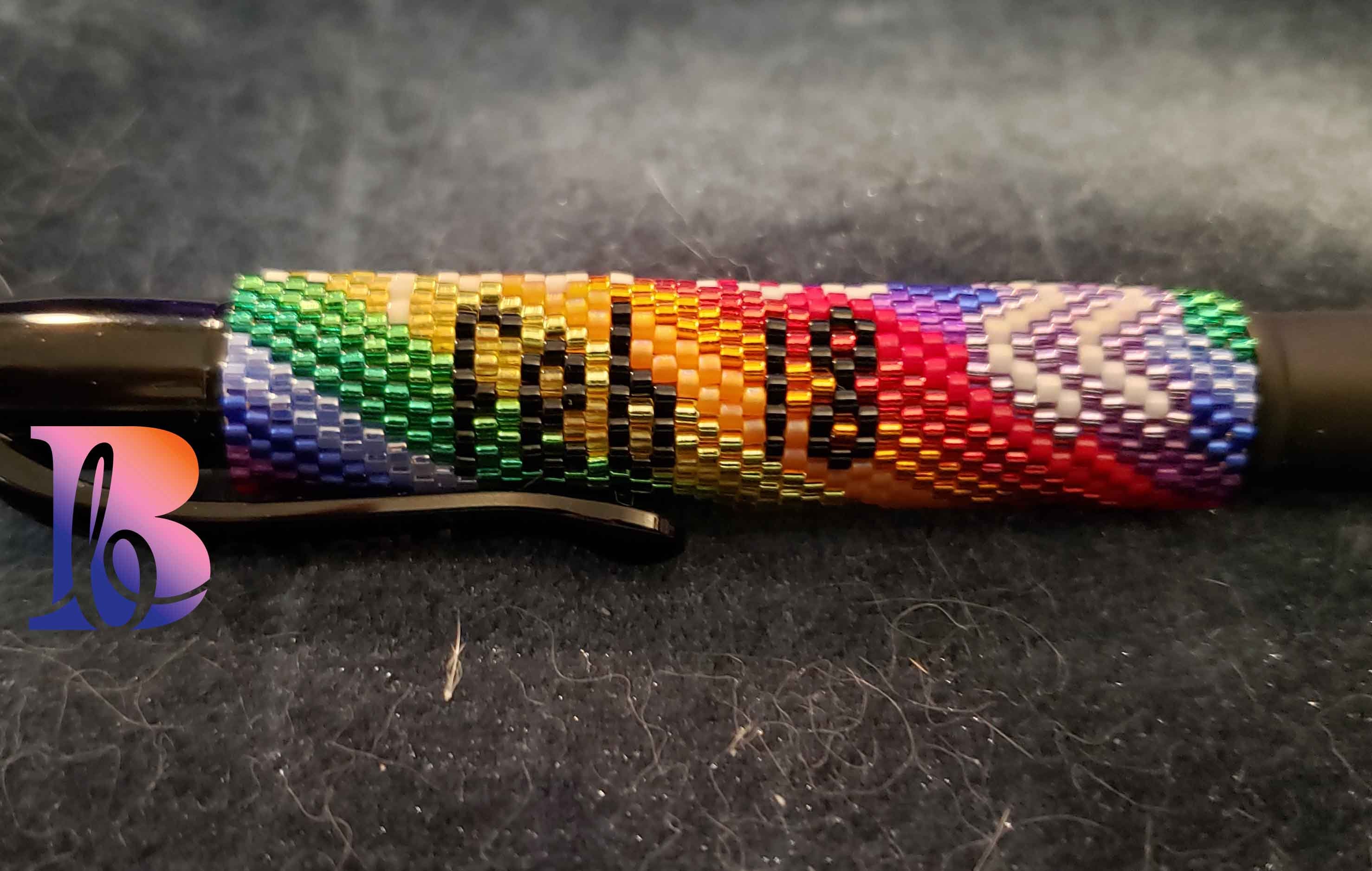 Celestial Zodiac Aquarius With 11-color Rainbow Diagonal Stripe Pen ...