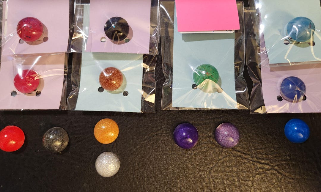 Resin Cabochon Button Covers - Etsy