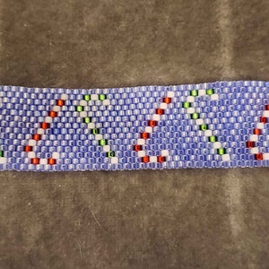 Candy Cane Tea Light Peyote Wrap or Napkin Ring Tutorial (mini Size ...