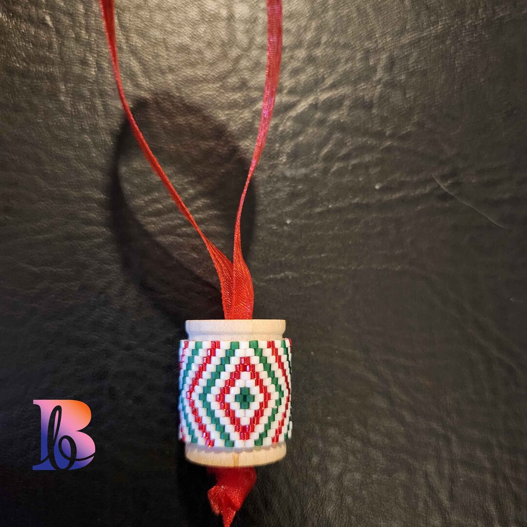 3-color Concentric Diamonds Small Spool Wrap Tutorial - Colorful ...