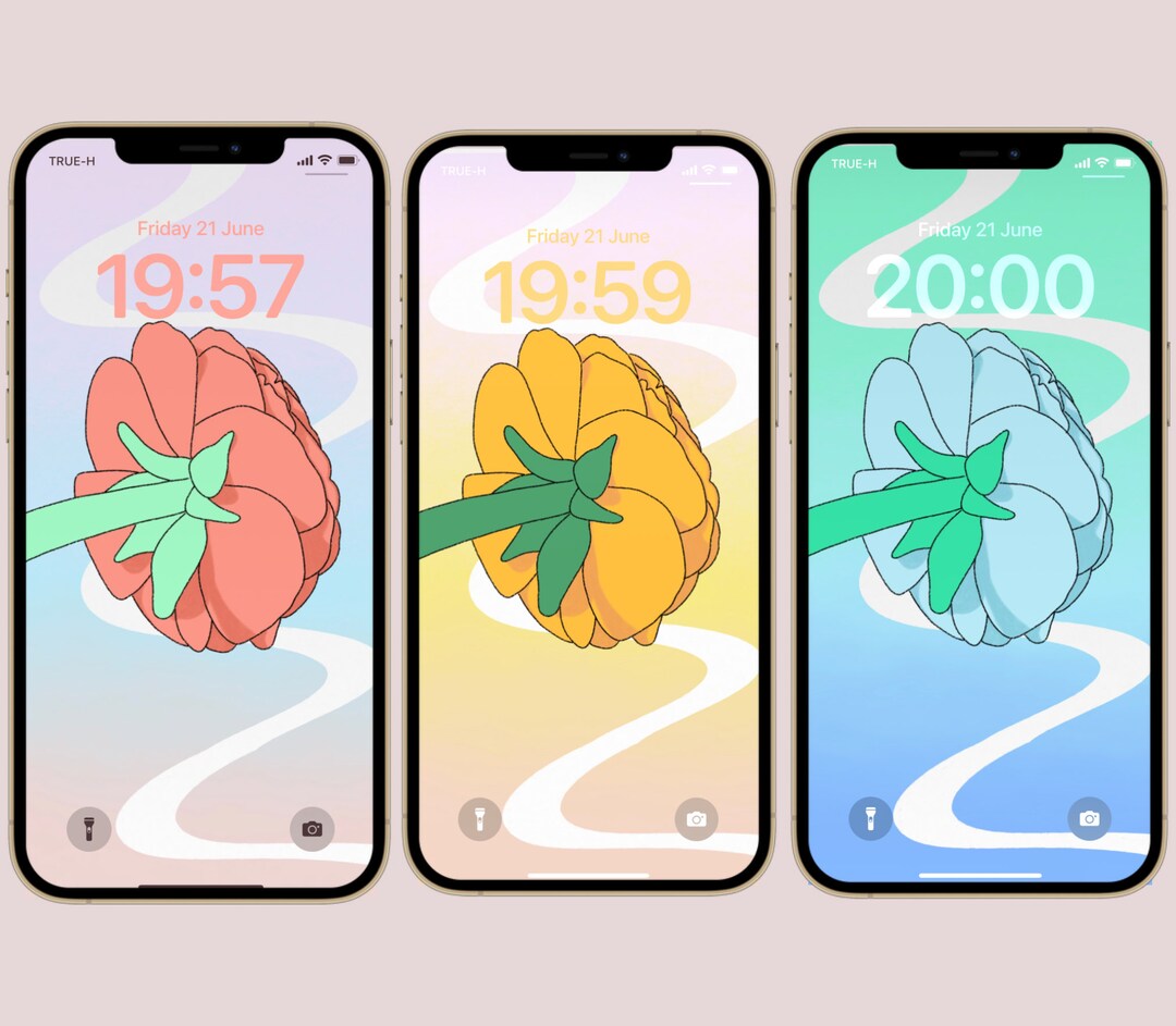 Peony Phone Wallpaper Floral Aesthetic iPhone Lock Screen Flowers ...