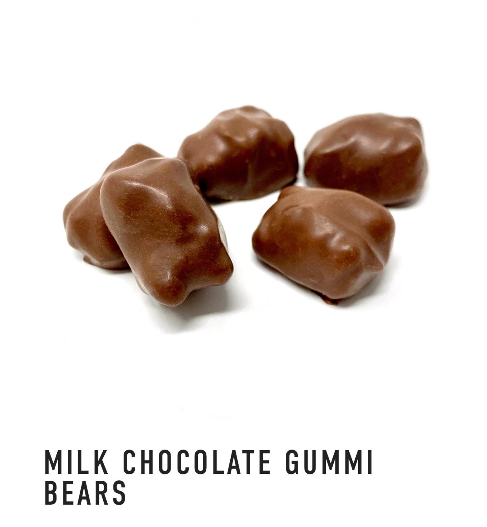 1 Lb. Chocolate Covered Gummy Bears - Etsy