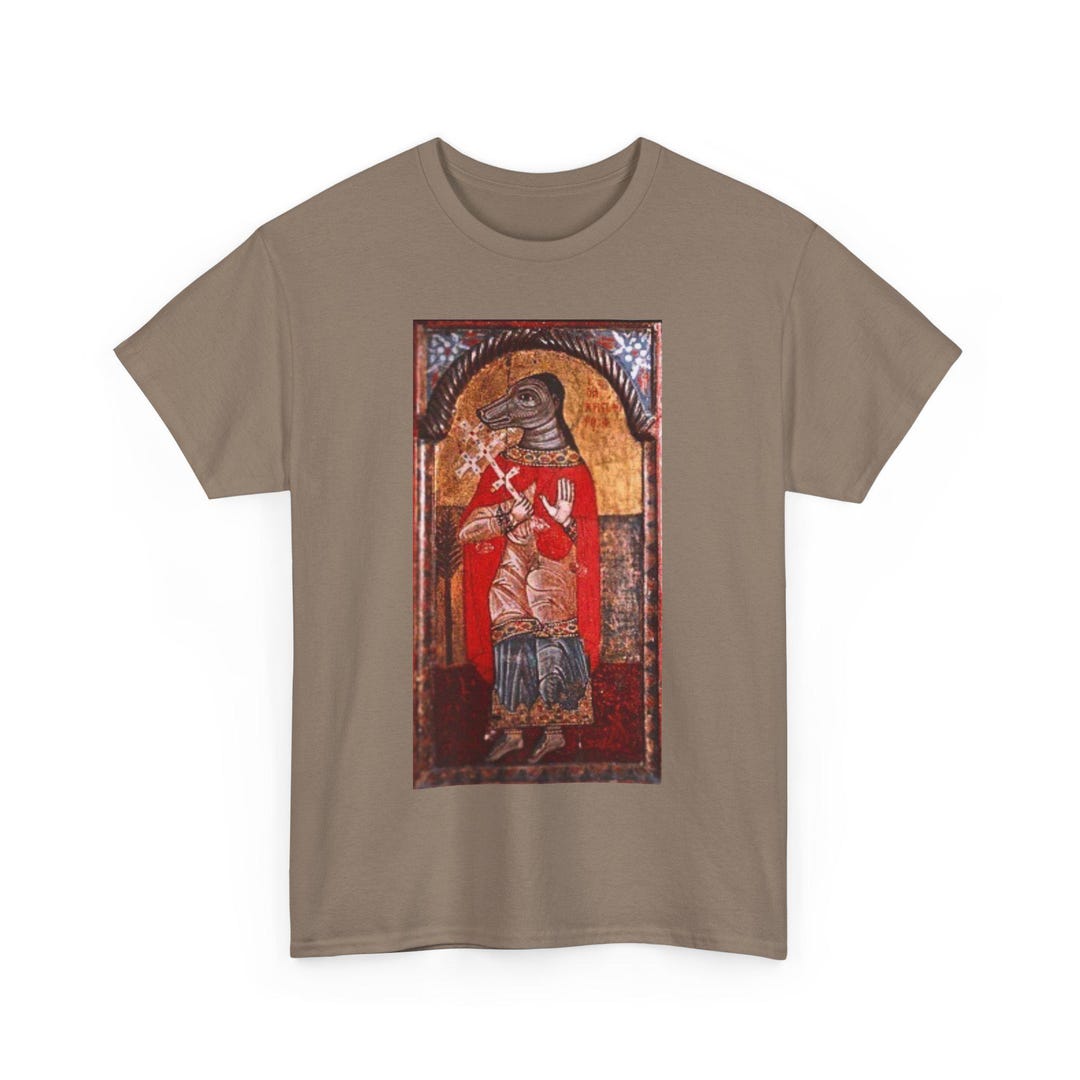 Medieval Dog Cardinal Illumination Unisex Cotton Tee by Midnight Shadow ...