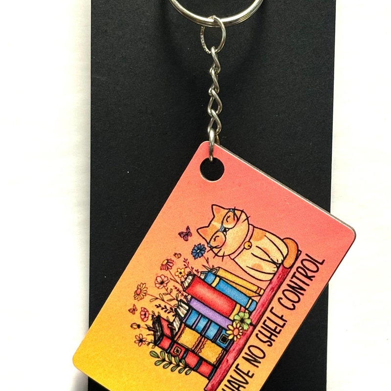 Bookish Keychain - Etsy