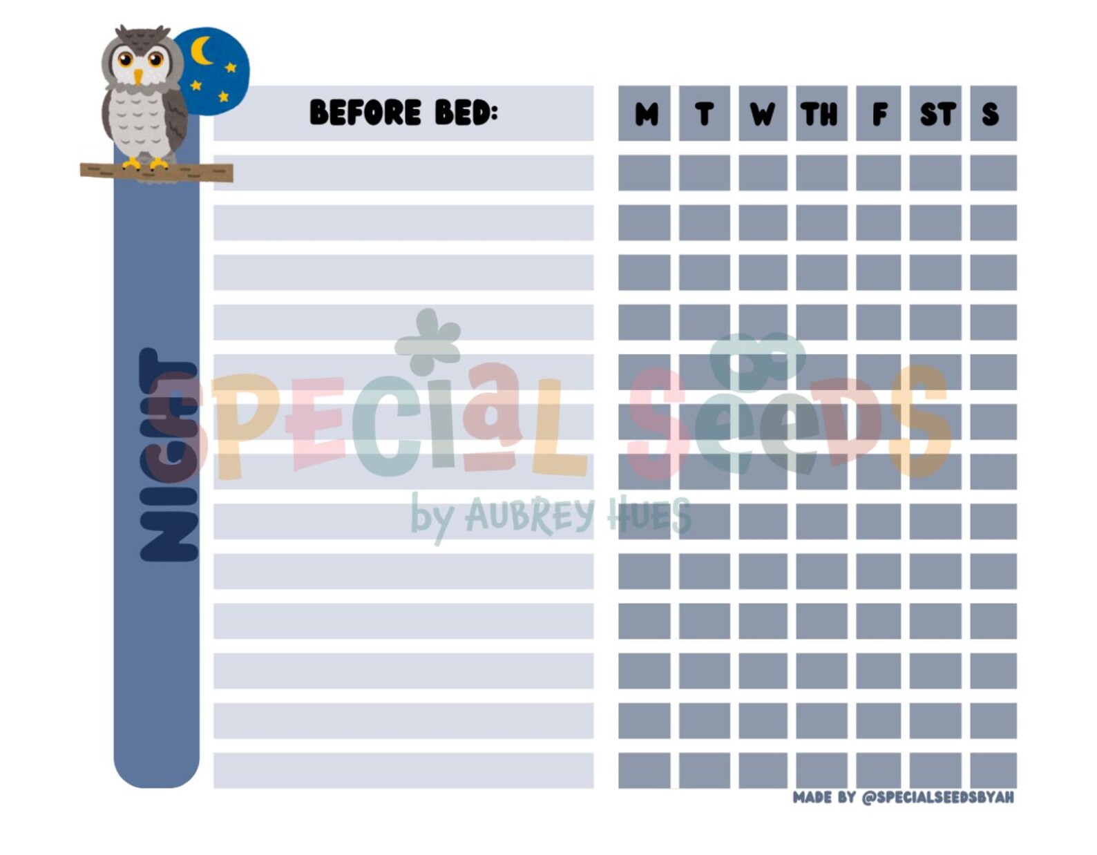 Printable Daily Routine Chart for Kids | Visual Schedule for Special ...