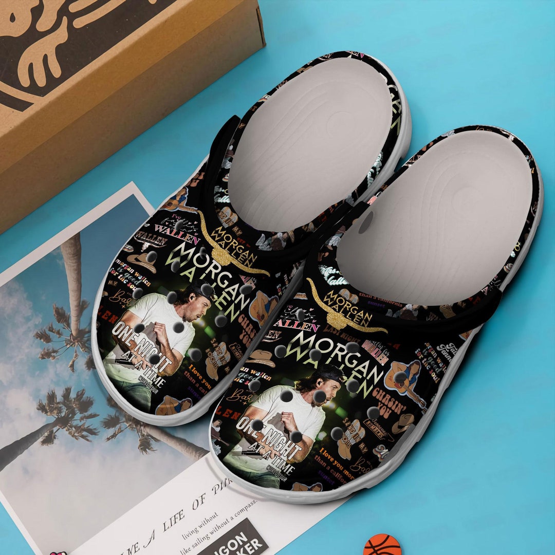 Morgan Wallen Crocs, Concert-themed Crocs, Perfect for Music Lovers ...