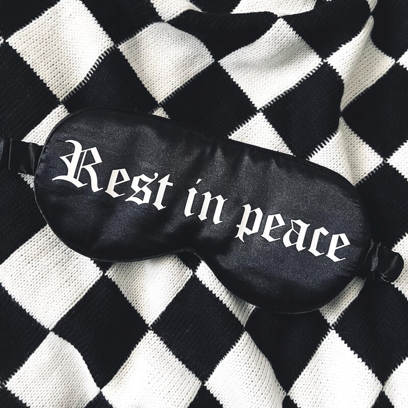 Gothic Sleep Mask - Etsy
