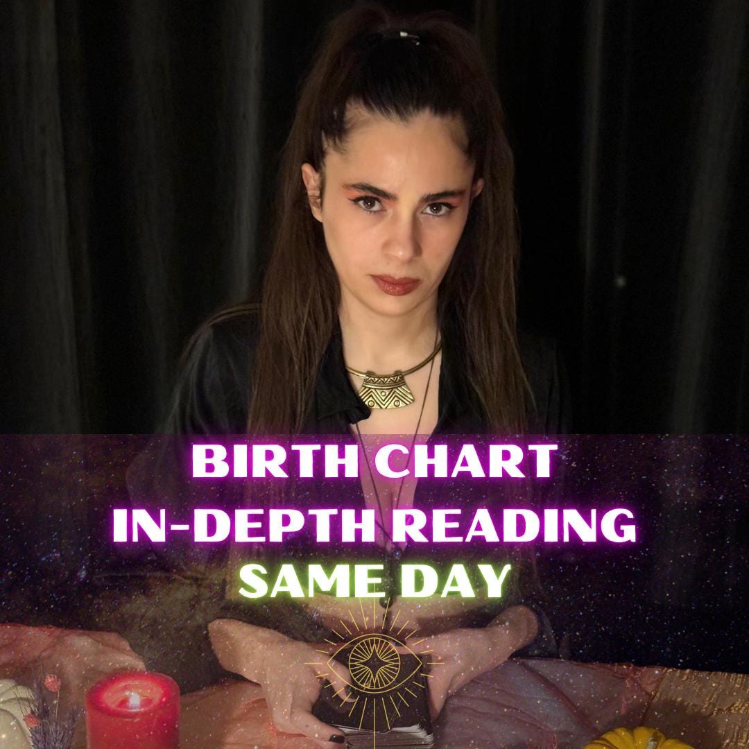 Birth Chart In-depth Reading-accurate Astrological Insight-personalized ...