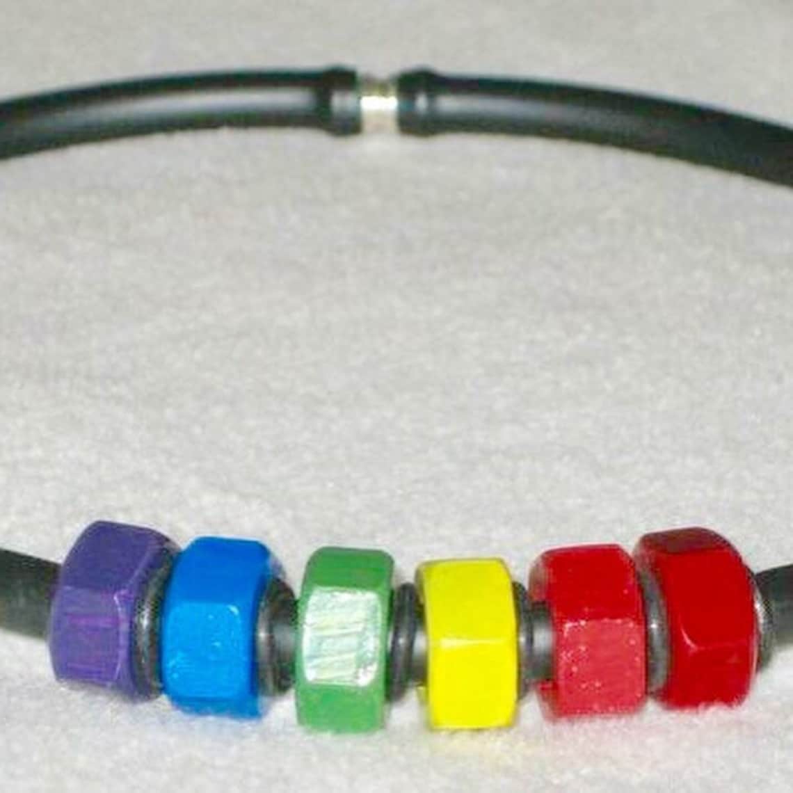 Rainbow Necklace - Etsy