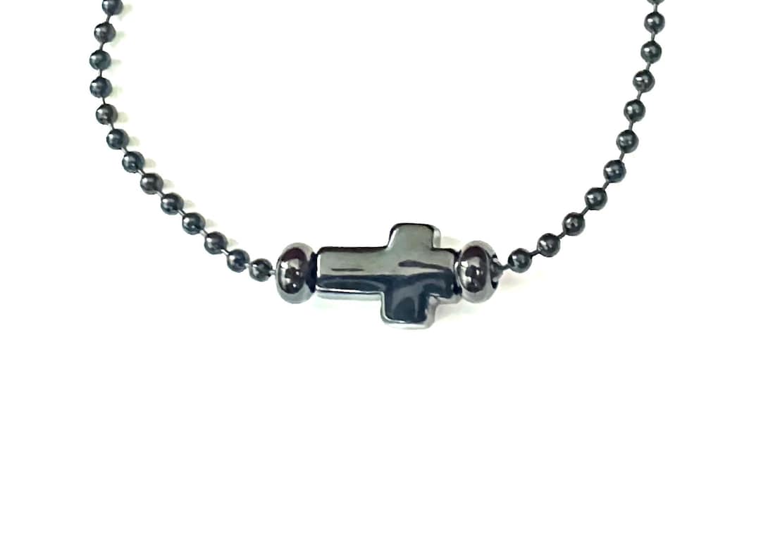 Modern Simple Cross Necklace - Etsy