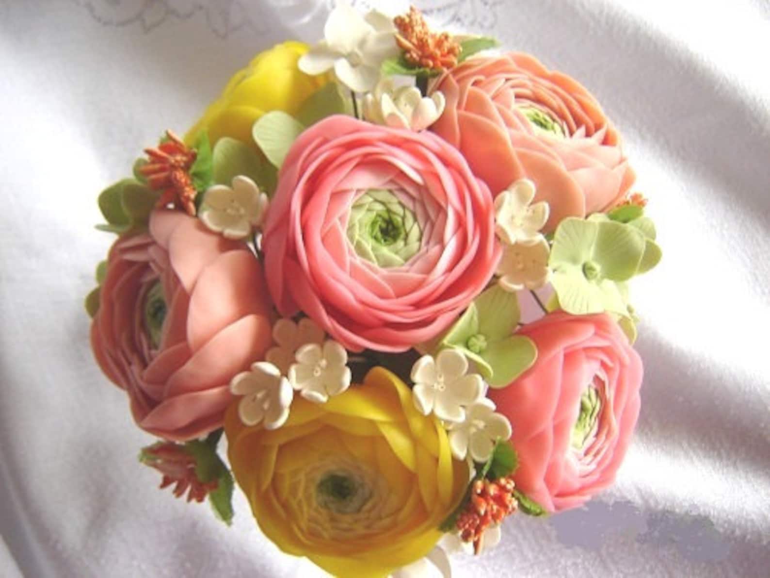 Wedding Reception Flowers Spring Ranunculus Wedding Decor - Etsy