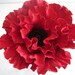 Red Poppy Cake Topper Flower Cake Topper Clay Wedding Cake Decor ...