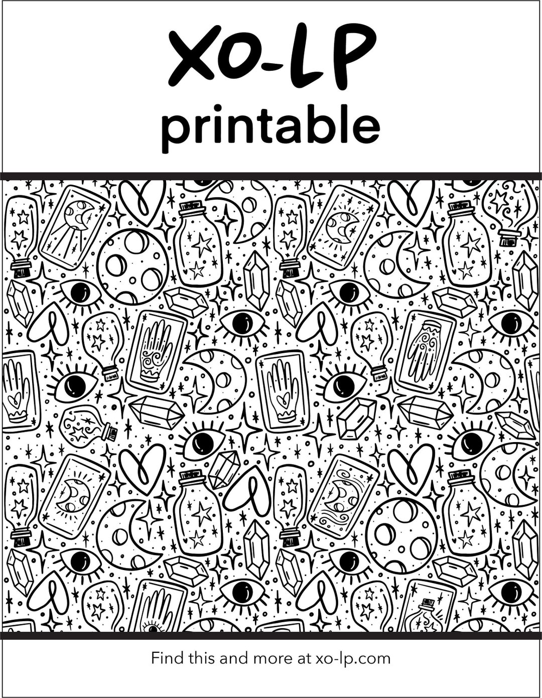 Printable Mystical Coloring Book [5 Pages of Printable Coloring Pages ...