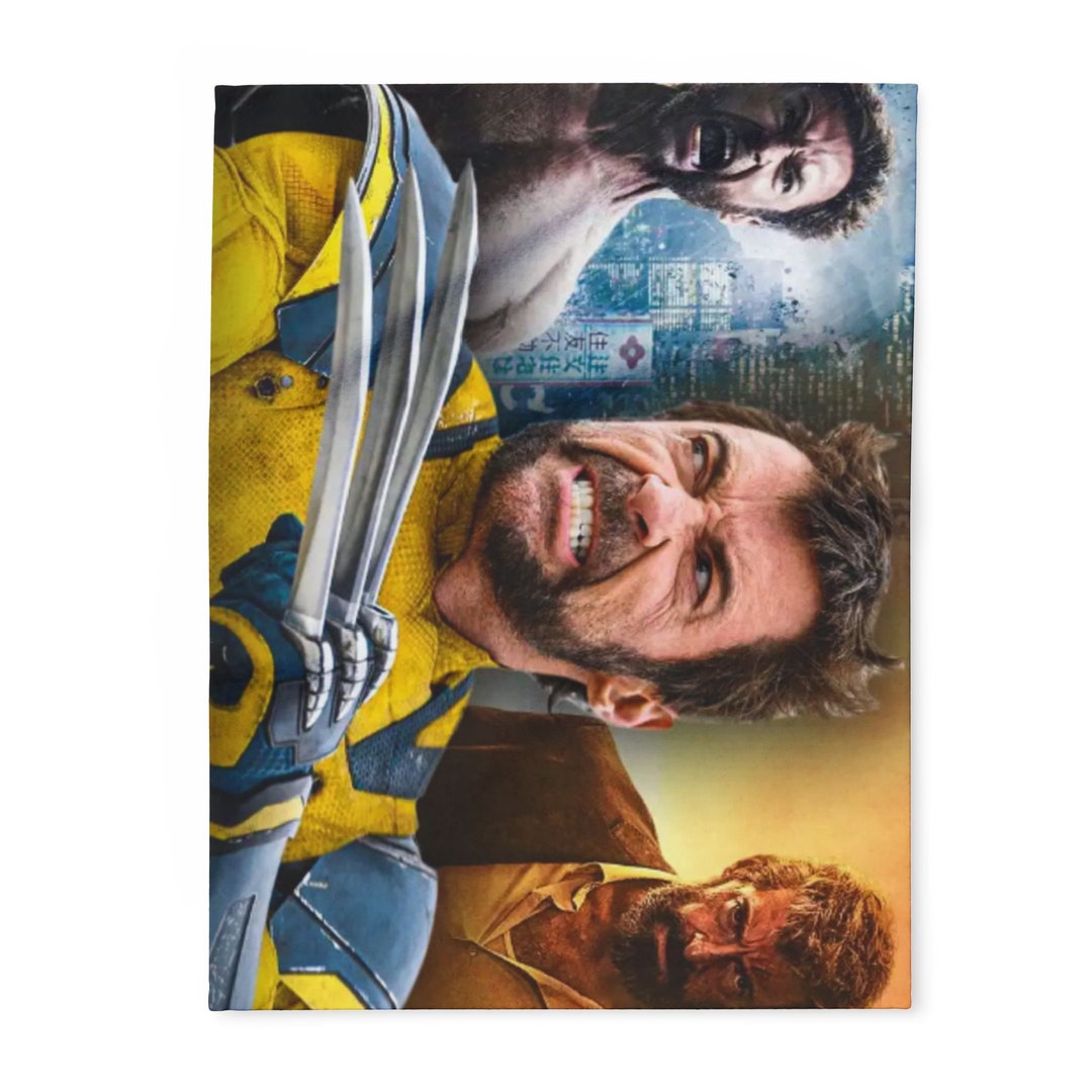 The Wolverine Fleece Blanket - Etsy UK